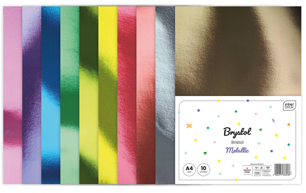 Brystol A4, Metallic - Interdruk | Sklep EMPIK.COM