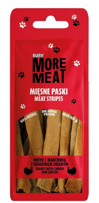 BUBA More Meat Paski Indyk Marchew Siemie 70g - inna (Inny) | Sklep ...