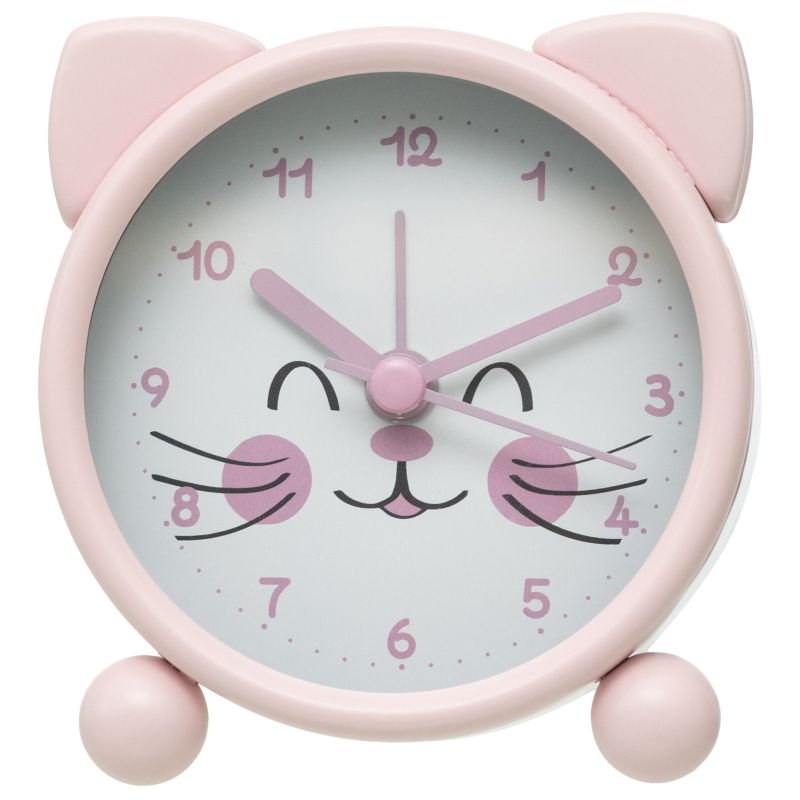 Budzik, Purrrfect Love, Różowy 8 X 8 cm, 1 Sztuka - Empik | Sklep EMPIK.COM