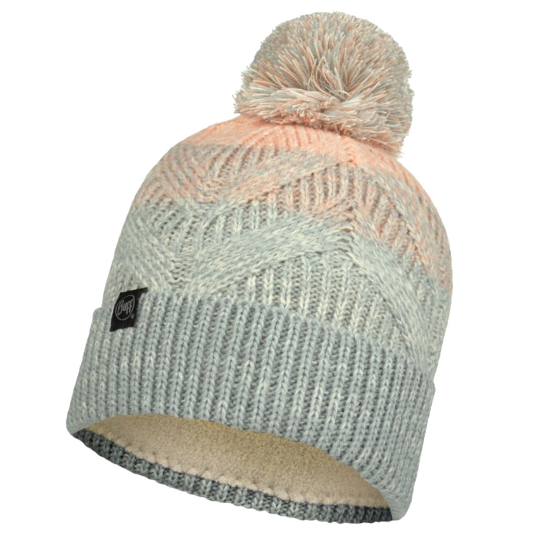 Buff, Masha Knitted Fleece Hat Beanie 1208550171000, Kobieta, Czapka ...