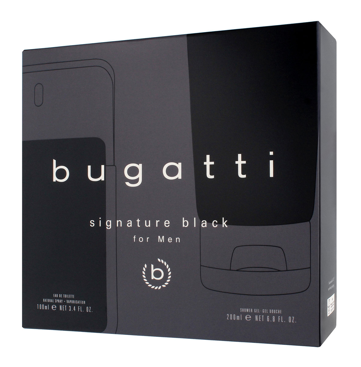 Bugatti, Singnature Black, Zestaw Kosmetyków, 2 Szt. | Sklep EMPIK.COM