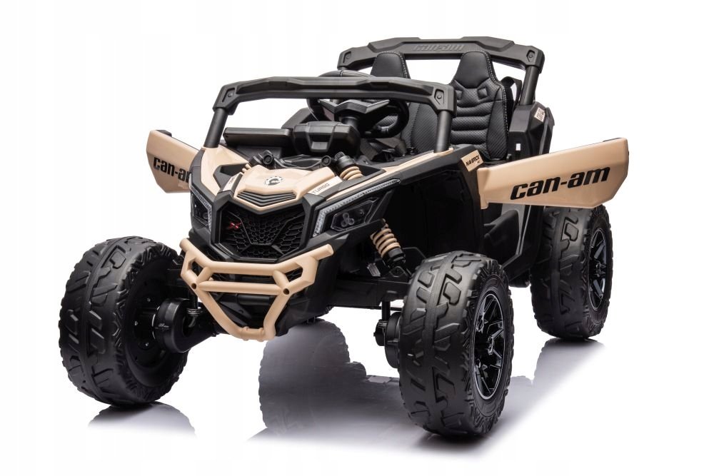 Buggy Can-am Licencja 4x200W 24V Ekoskóra Piankowe Koła Khaki - Bemi ...