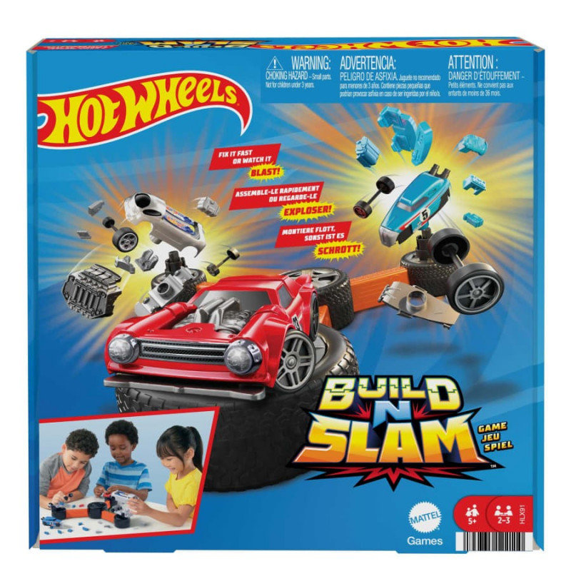 Build n Slam, gra zręcznościowa, Hot Wheels - Hot Wheels | Sklep EMPIK.COM