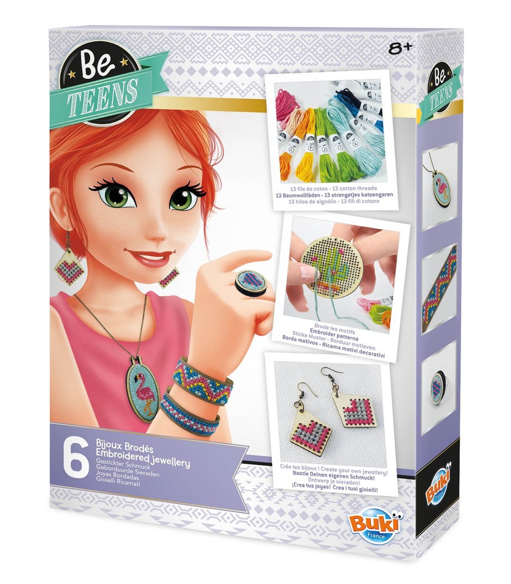 Buki France, zestaw kreatywny Haftowana Biżuteria - Buki France | Sklep ...