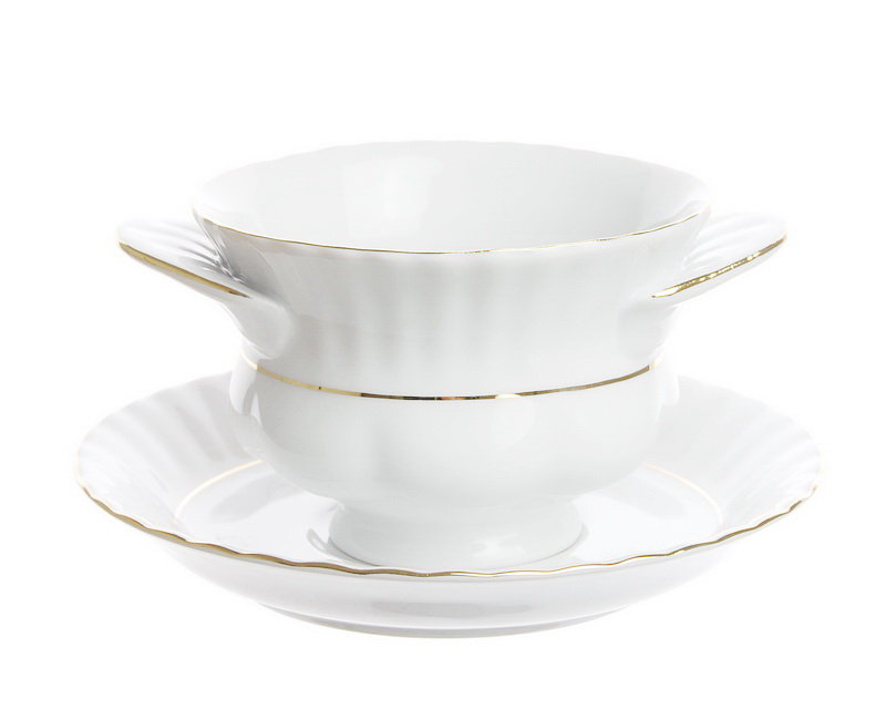 Bulionówka ze spodkiem 0,3 L / 16 cm Chodzież - Iwona B014 ZŁOTA LINIA - PFP ĆMIELÓW CHODZIEŻ ...