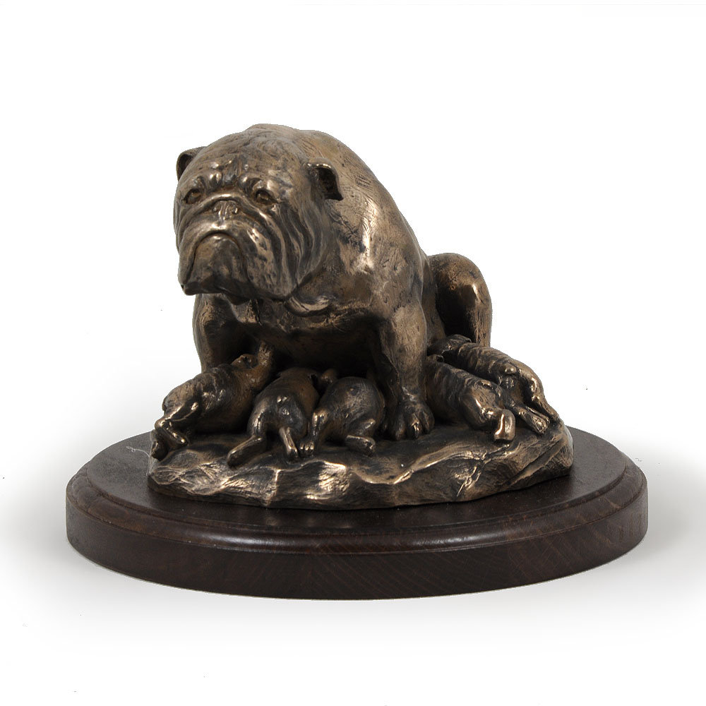 Bulldog I - statuetka psa, figurka do biura, trofeum na wystawę psów ...