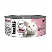 BULT Karma mokra dla KOTA BULTI puszka mielonka bogata w wołowinę 85G ...