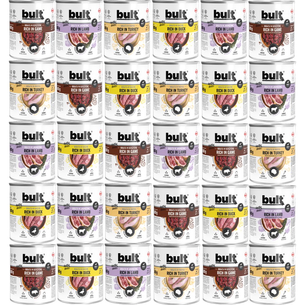 BULT MIX 4 SMAKÓW - mokra karma dla psa - 30x800g - BULT | Sklep EMPIK.COM