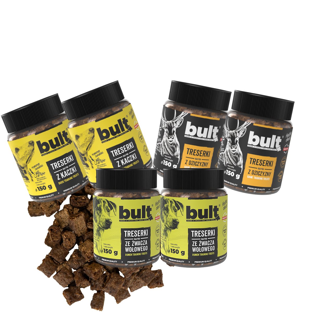 BULT Treserki MIX Smaków - przysmak dla psa - 6x150g - BULT | Sklep ...