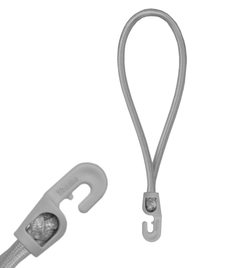 BUNGEE CORD HOOK guma elast. 0,4x18cm, hak- PVC, gray - BRADAS | Sklep ...