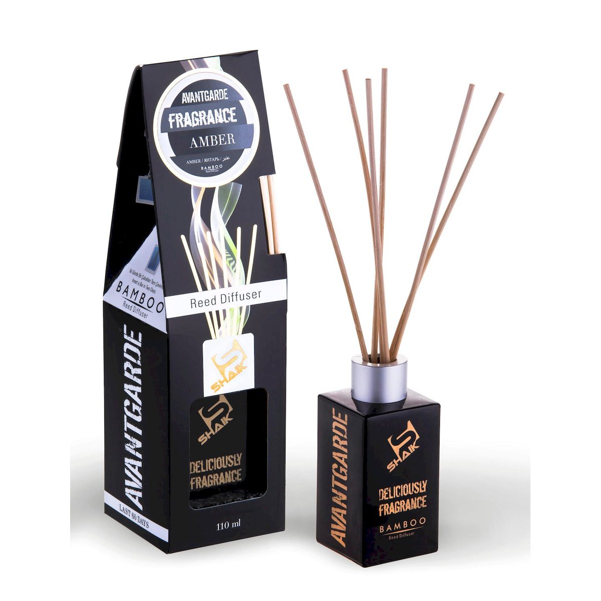 BURSZTYN zapach do domu patyczki dyfuzor Avantgarde 110 ml - Shaik ...