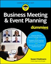 Business Meeting & Event Planning For Dummies - Friedmann Susan ...