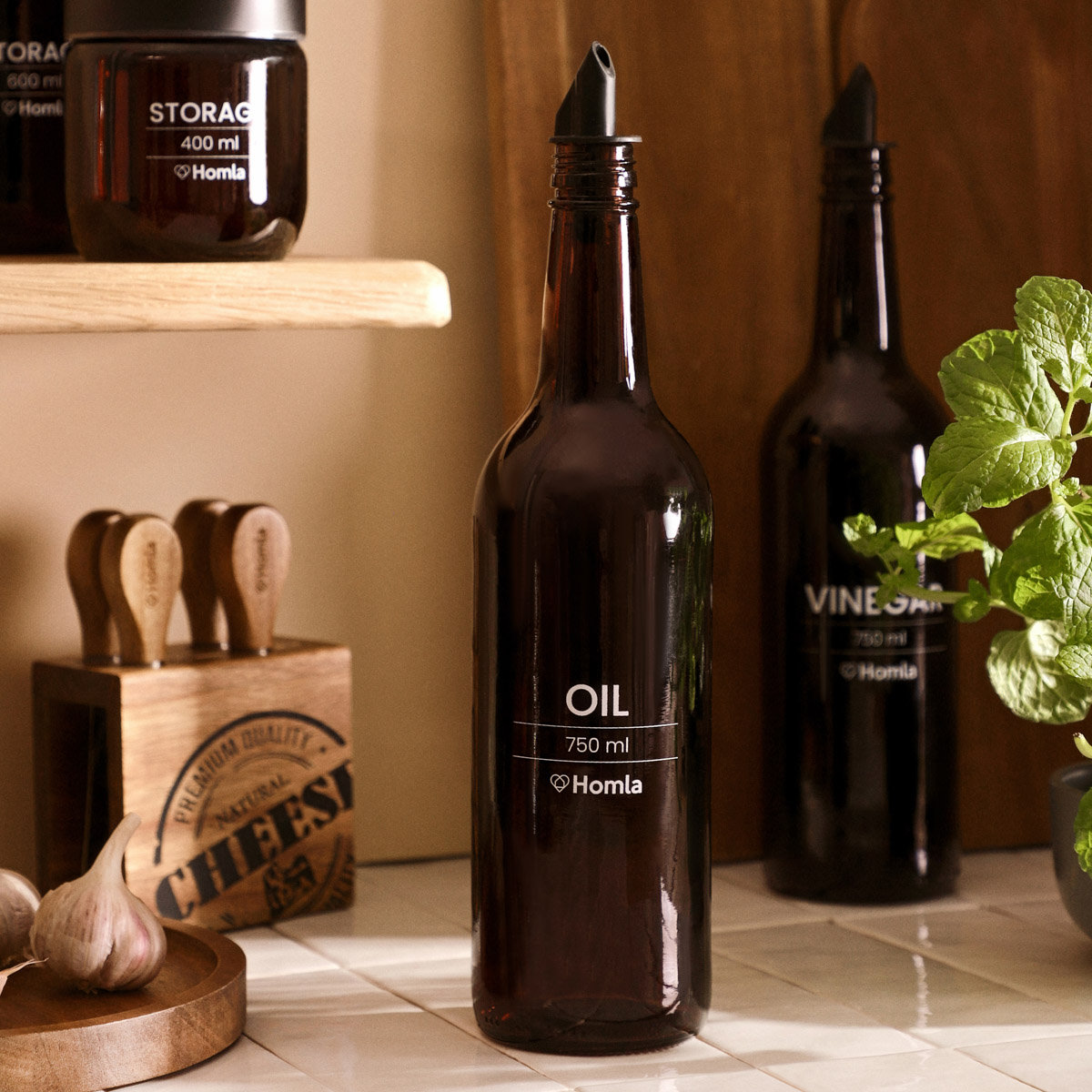Butelka CLAUBEE Z LEJKIEM na oliwę OLEJ HOMLA - Homla | Sklep EMPIK.COM