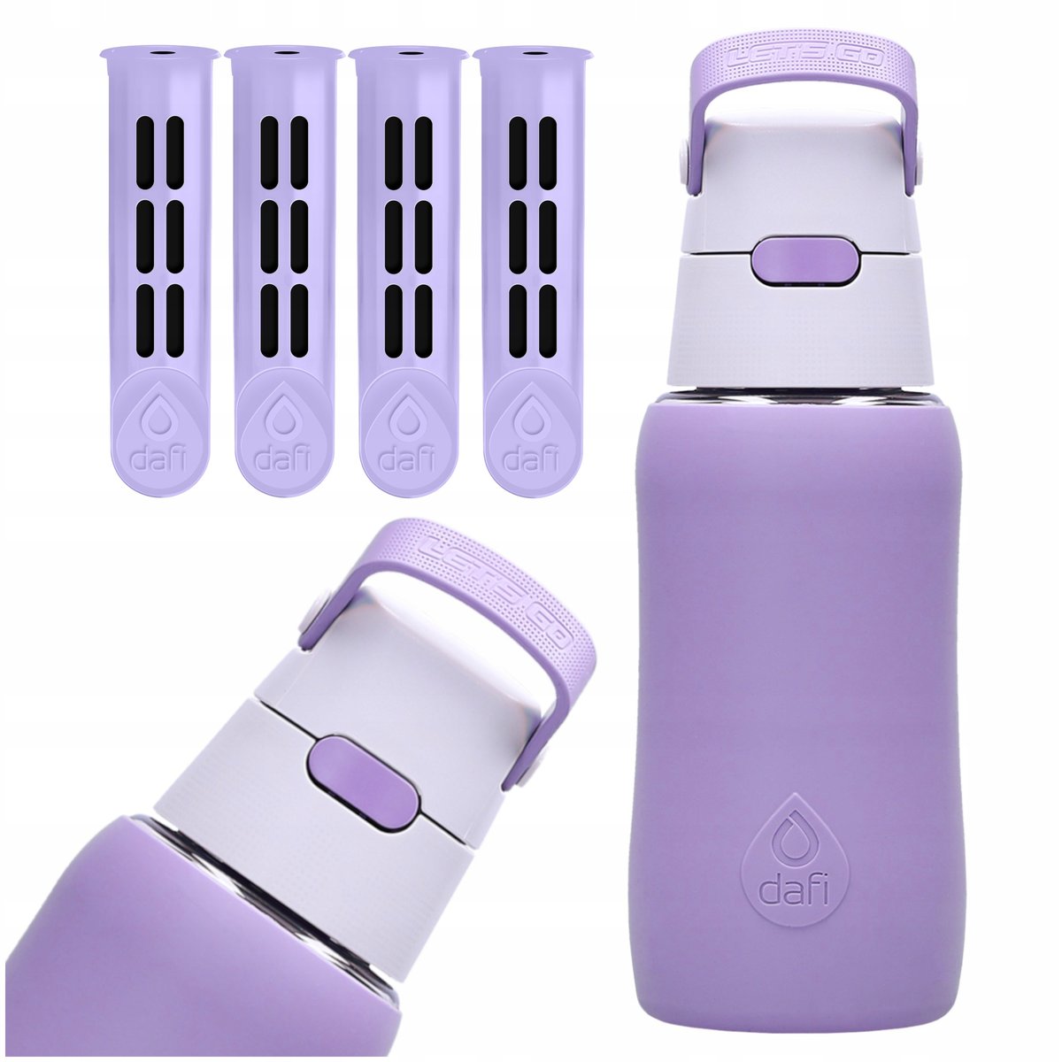 Butelka Dafi Solid 0,5L By Joanna Krupa + 4 Filtry - Dafi | Sklep EMPIK.COM