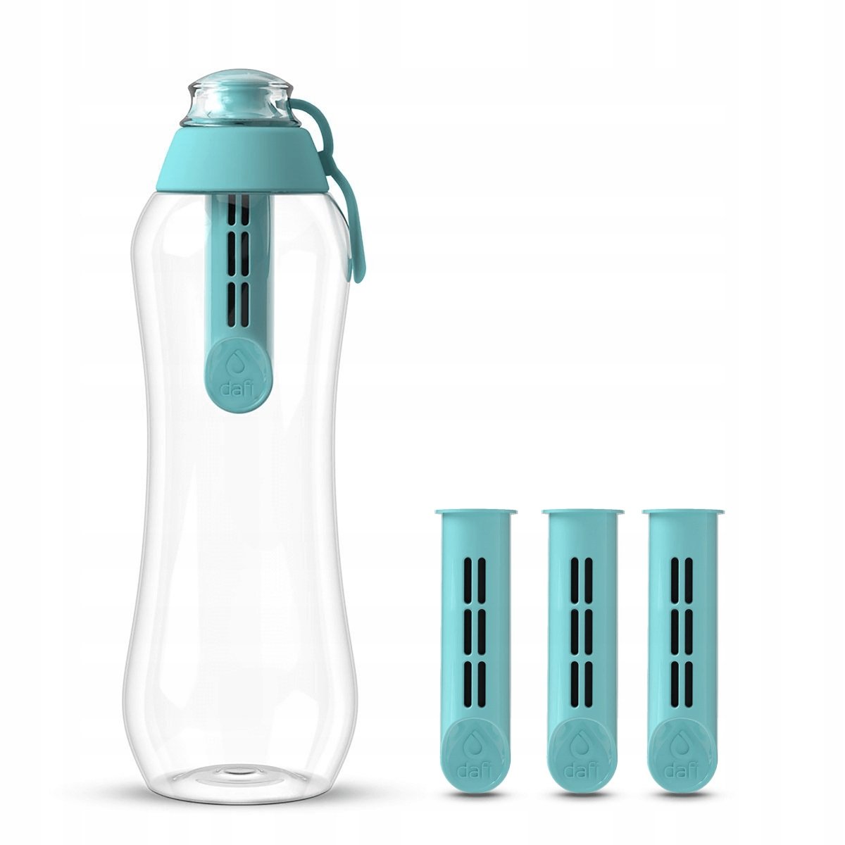 Butelka filtrująca Dafi 0,5l miętowa 4 filtry - Dafi | Sklep EMPIK.COM