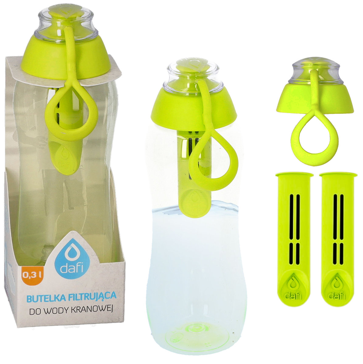 Butelka Filtrująca Dafi Soft 0,3L + 3 Filtry Zielona - Dafi | Sklep ...