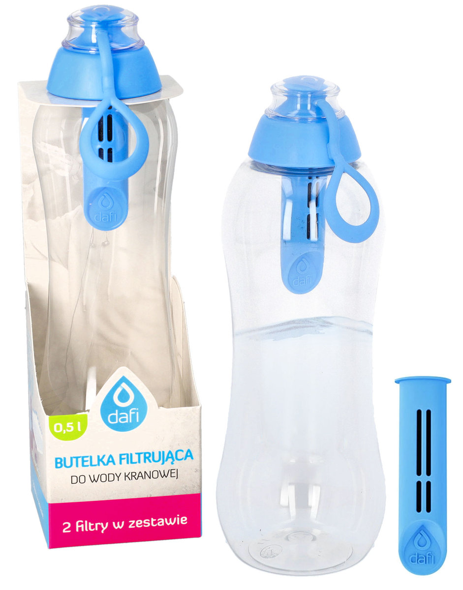 Butelka Filtrująca Dafi Soft 0,5L + 2 Filtry Niebieska - Dafi | Sklep ...