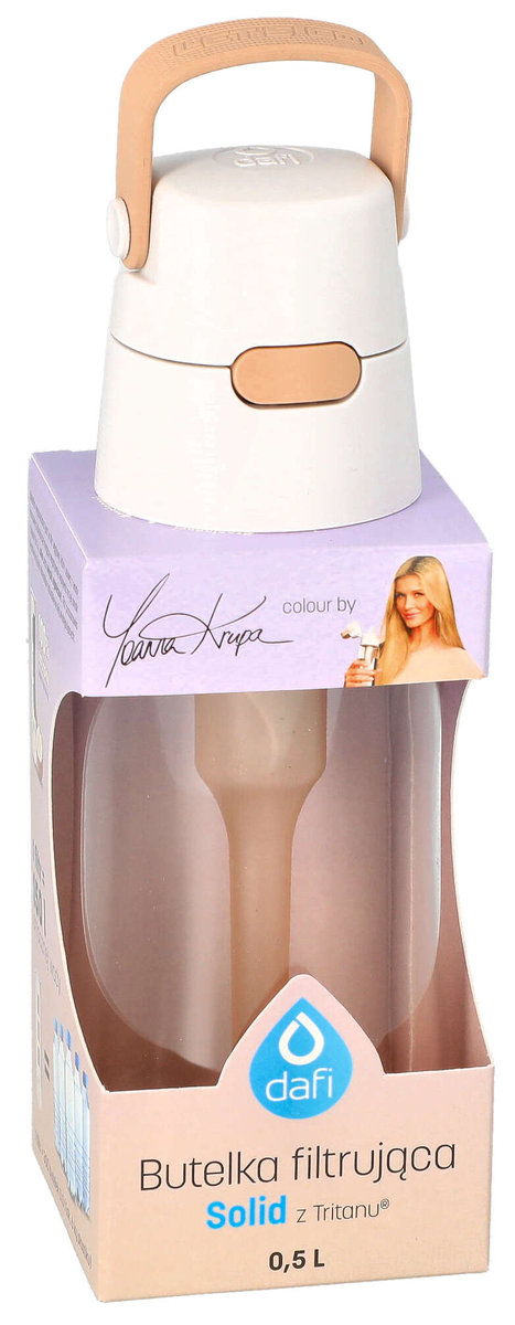 Butelka filtrująca Dafi SOLID 0,5 L CAPPUCCINO - Dafi | Sklep EMPIK.COM