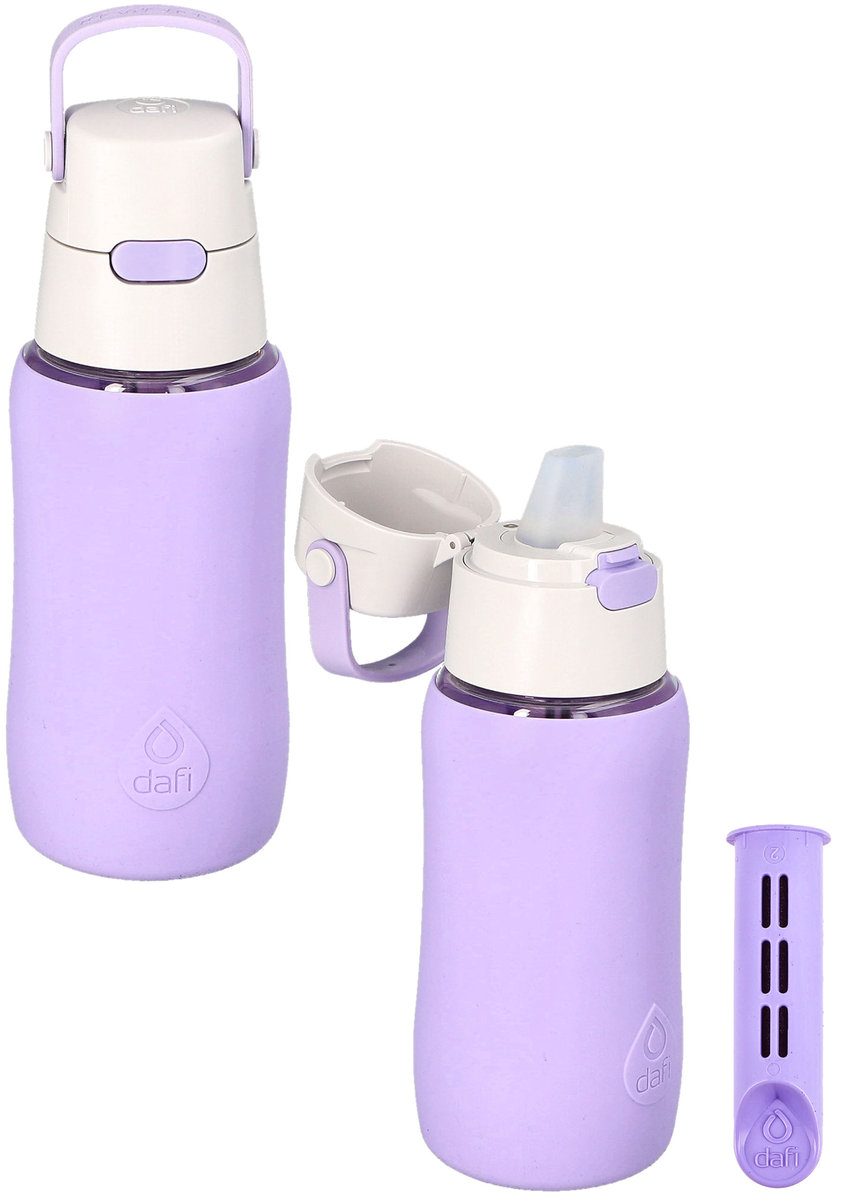 Butelka Filtrująca Dafi SOLID 0,5L LAWENDA SiliconeFit + FILTR ...