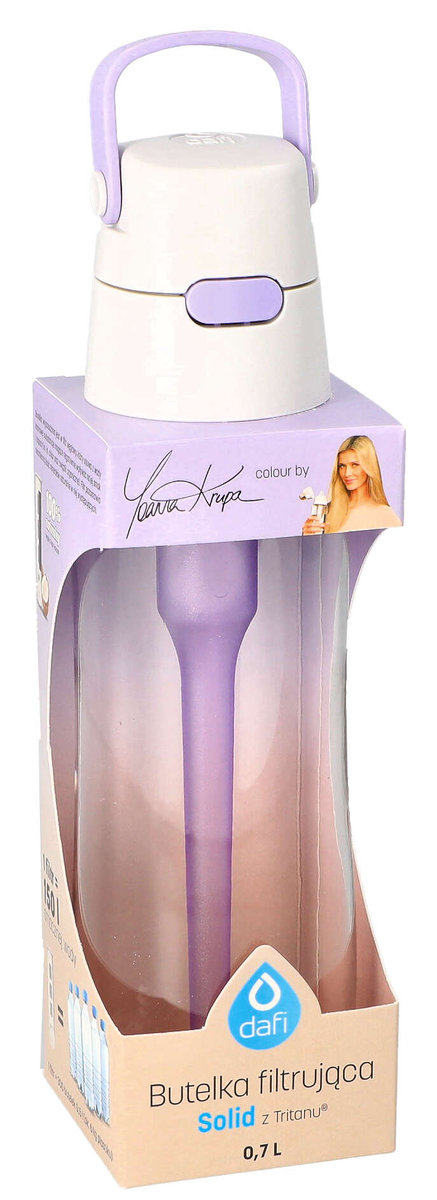 Butelka filtrująca Dafi SOLID 0,7 L LAWENDOWA - Dafi | Sklep EMPIK.COM