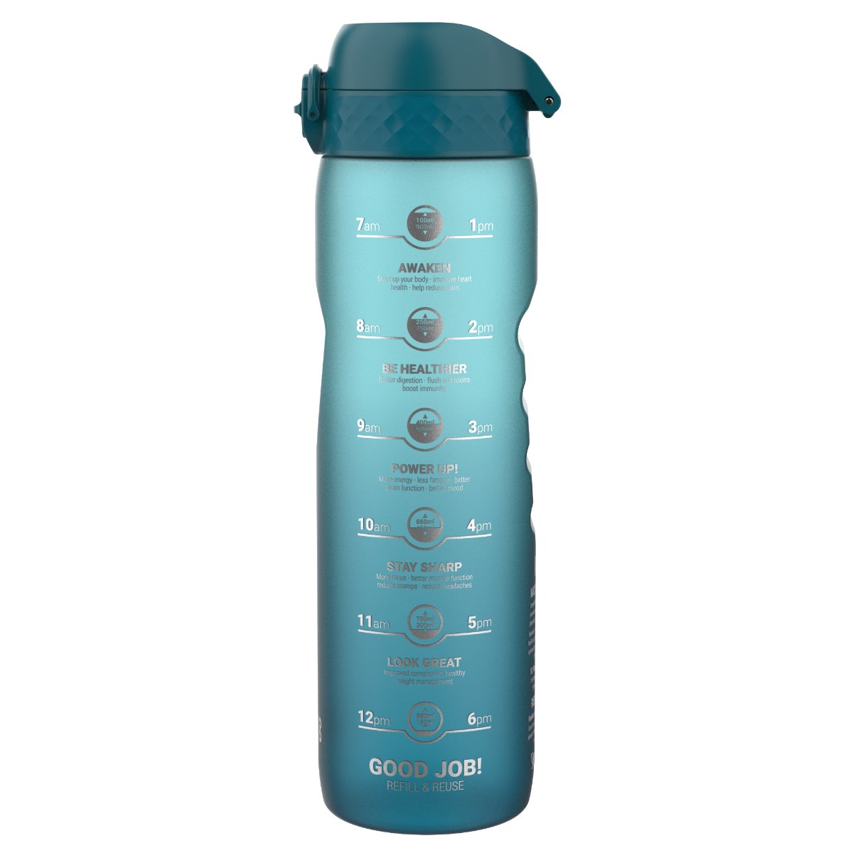 Butelka na wodę z dziubkiem Ion8 1000 ml Teal & Blue - ION8 | Sklep EMPIK.COM