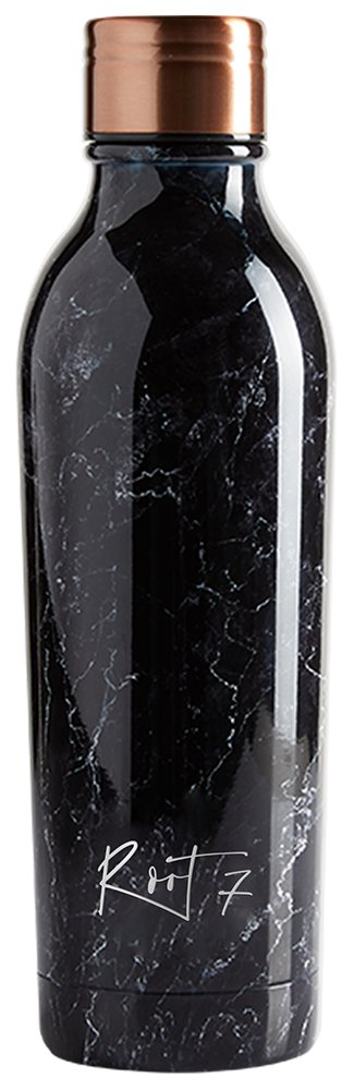 Butelka termiczna Root7 OneBottle Black Marble 500 ml – stal nierdzewna ...