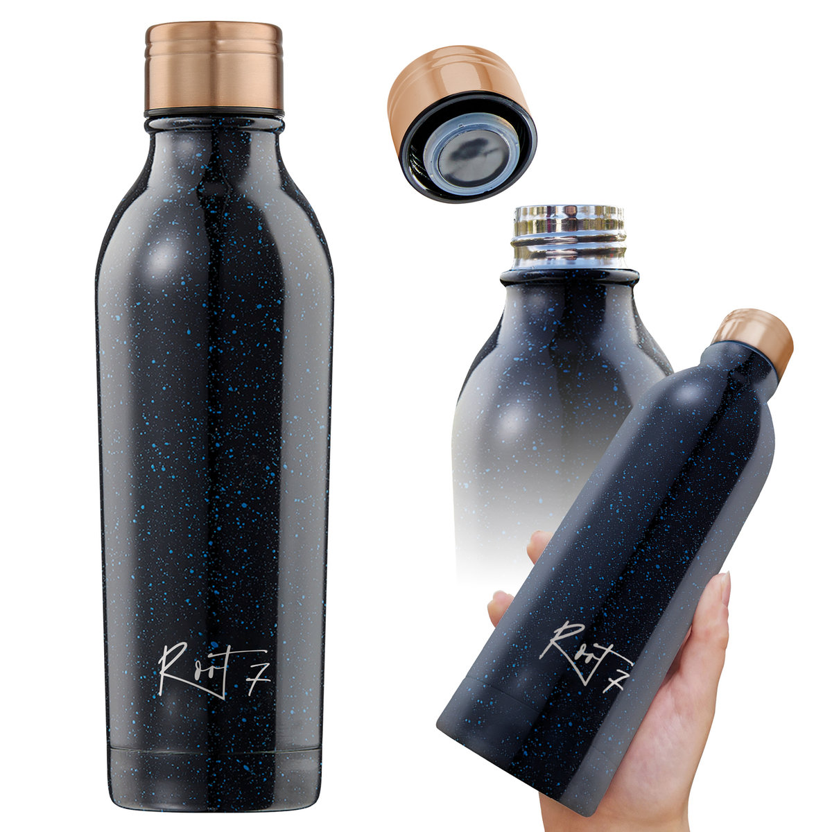 Butelka termiczna Root7 OneBottle Blue Stardust 500 ml – stal ...