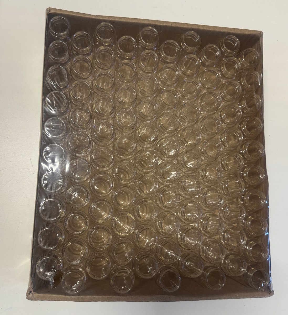 Butelki laboratoryjne Fiolki Szklane fiolki 30 ml - 100 szt -bez ...