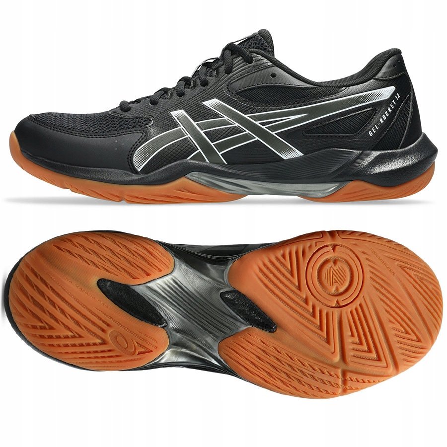 Buty Asics GEL-ROCKET 12 1071A116 001 44 1/2 czarny - Asics | Sport ...
