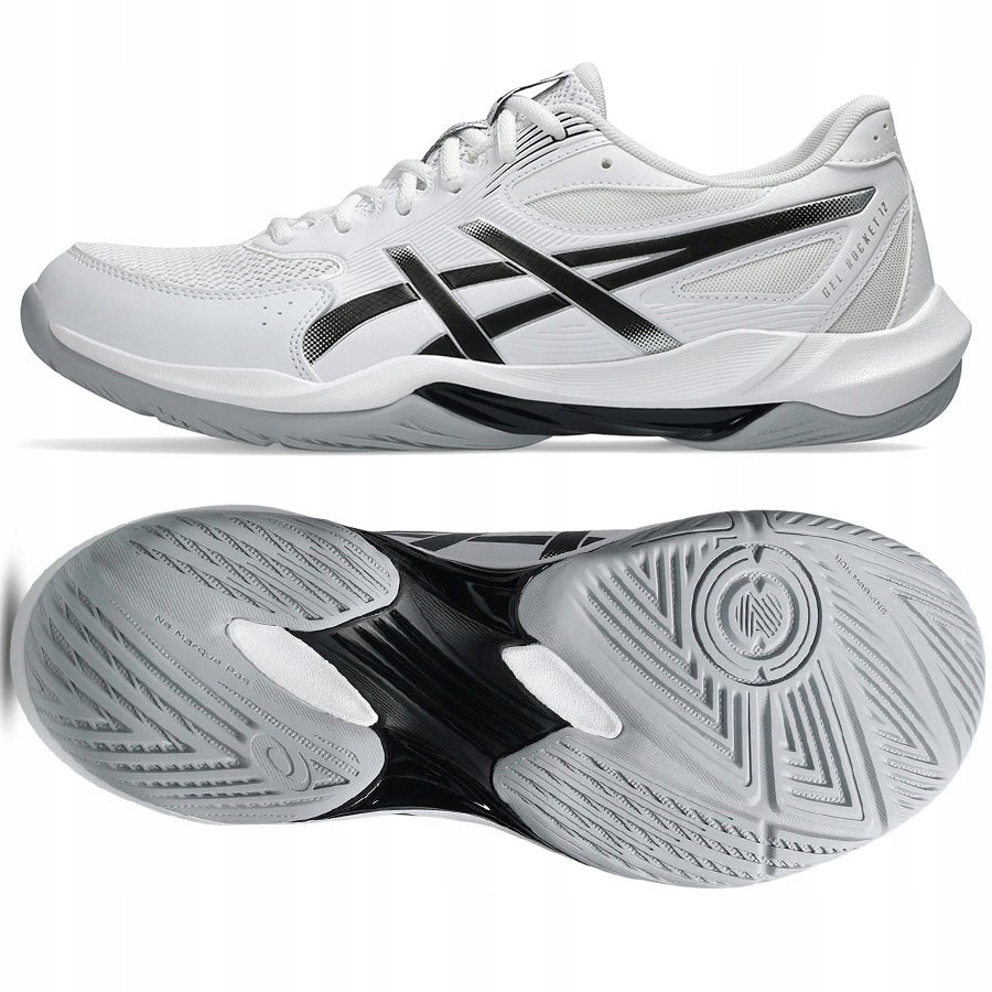 Buty Asics GEL-ROCKET 12 1071A116 101 40 1/2 biały - Asics | Sport ...