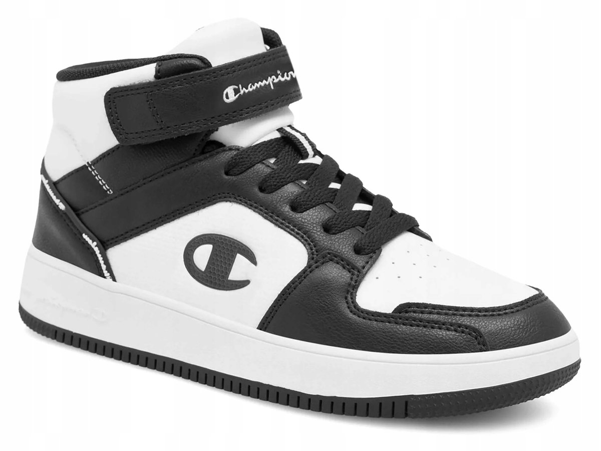 Buty Champion Rebound Mid S32413-Ww019 Wysokie Sportowe Biało Czarne 37 ...