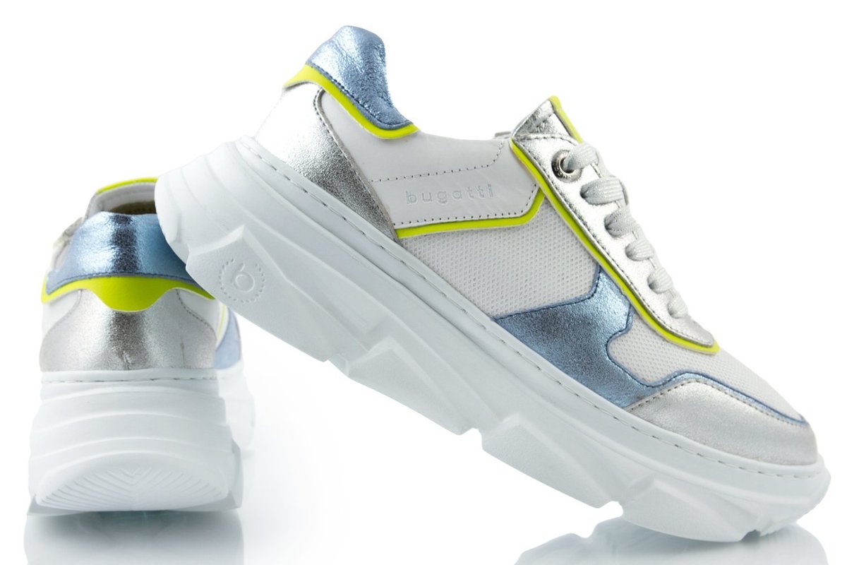 Buty damskie Bugatti sneakersy białe skórzane -38 - Bugatti | Sport ...