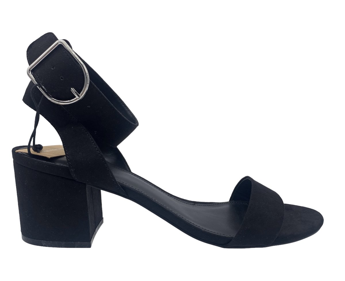 Buty damskie czarne sandały z paskiem i klamrą na kostce Even&Odd rozm ...