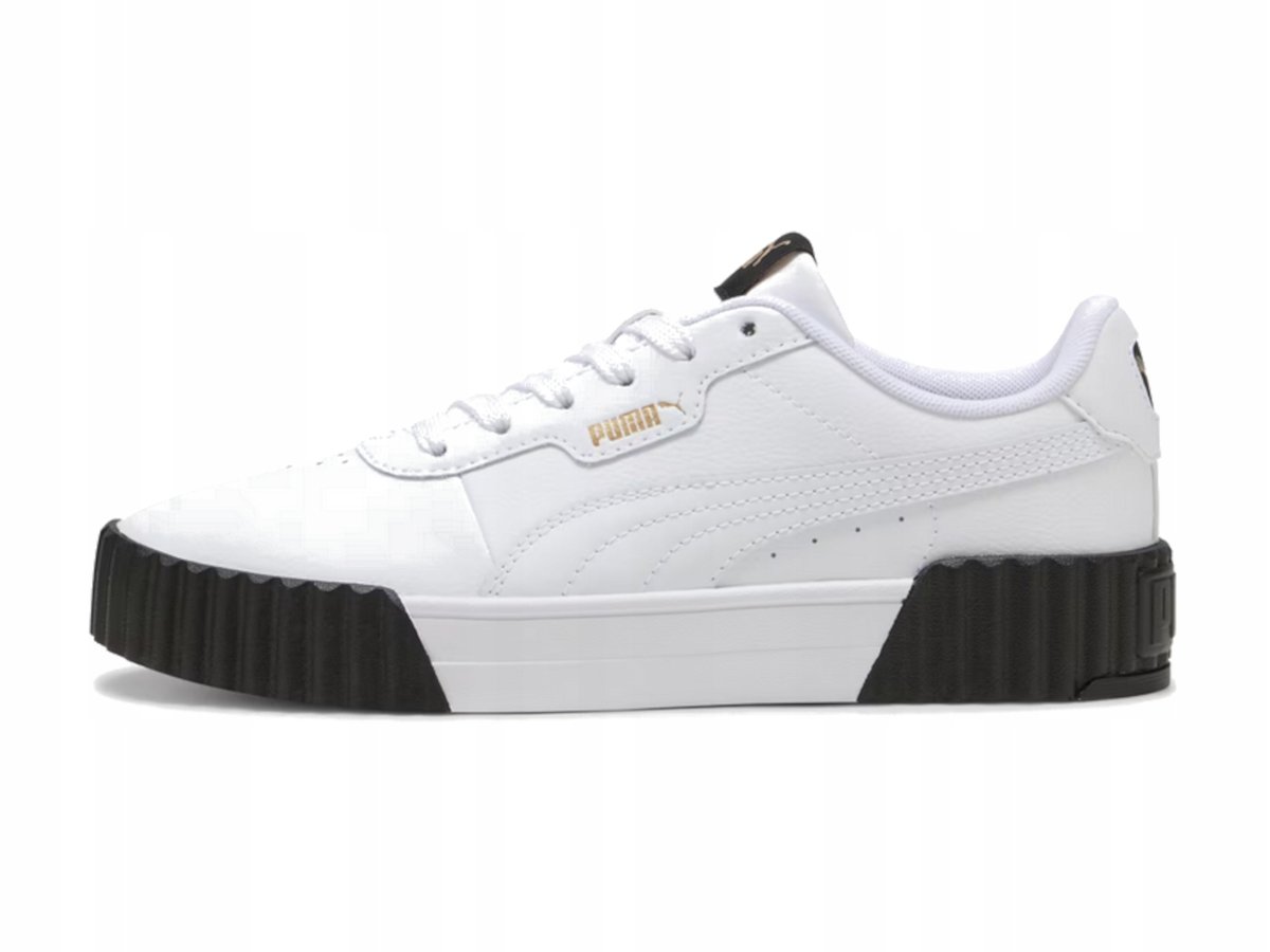 Buty Damskie Puma Carina Białe Skóra Modne Sneakers 400365-09 Wygodne ...