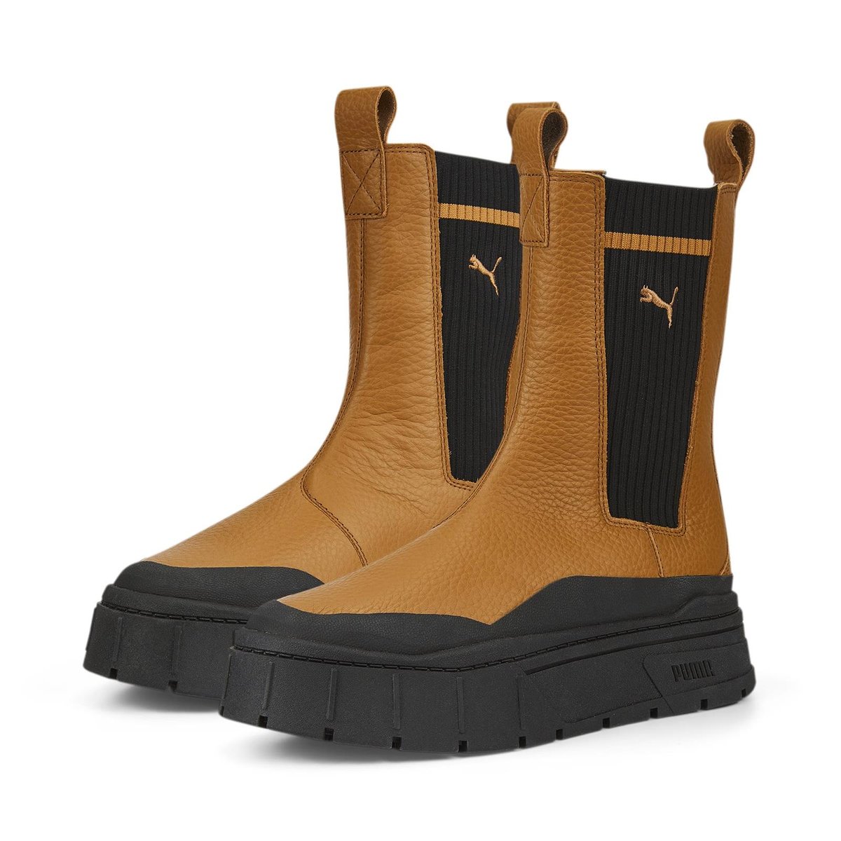Buty damskie Puma Mayze Stack Chelsea Casual brązowe 38674201-36 - Inna ...