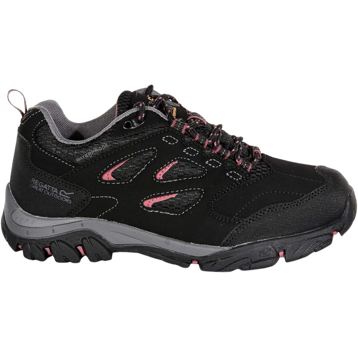 Buty damskie Regatta Holcombe IEP Low trekkingowe wodoodporne czarne ...