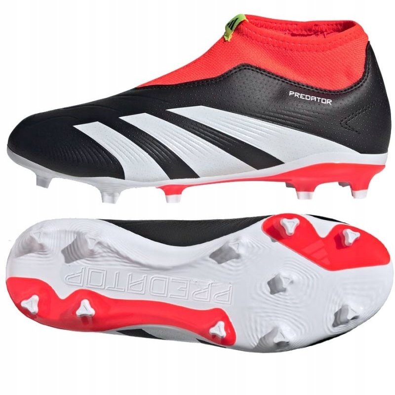 Buty korki piłkarskie adidas Predator 24 League Laceless Jr FG IG7754 r ...