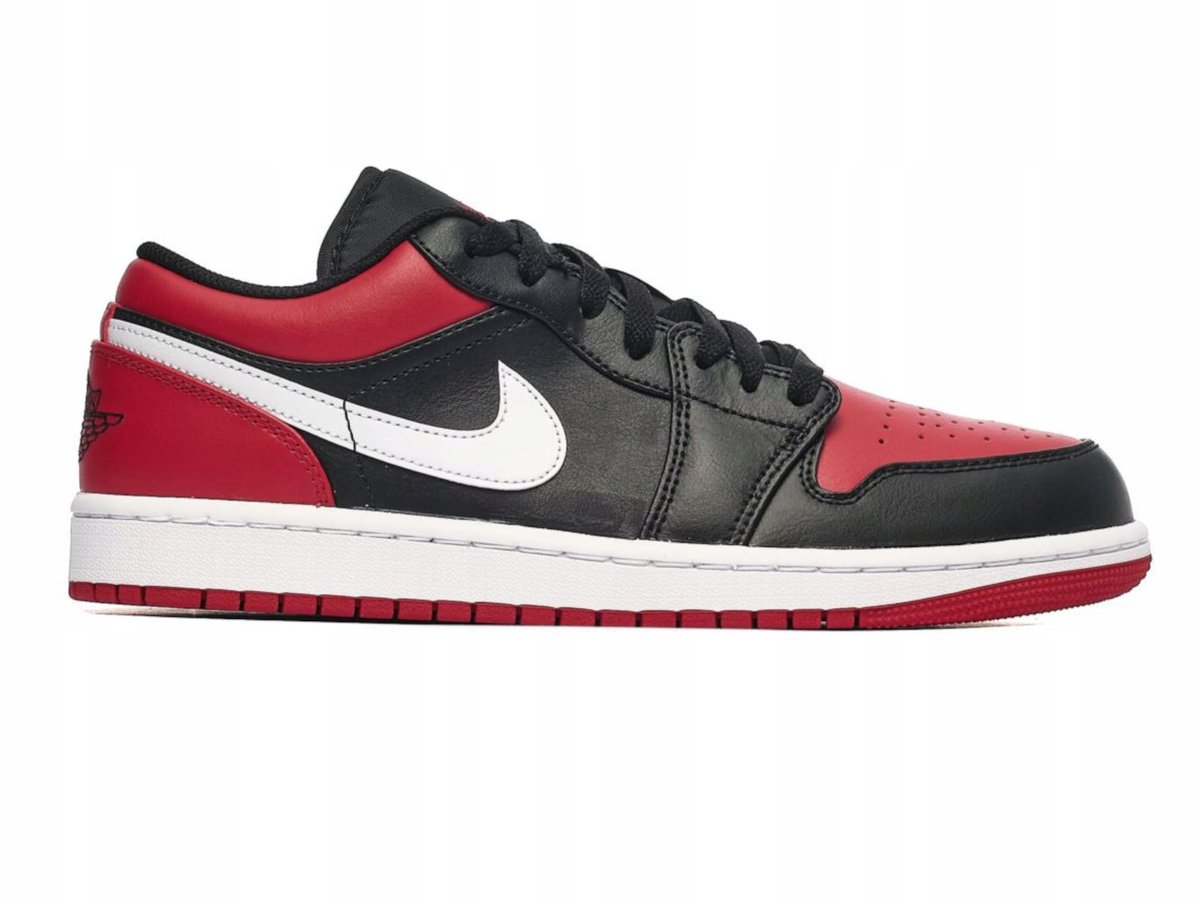 BUTY męskie NIKE AIR JORDAN 1 LOW 553558-066 skórzane sportowe 40,5 ...