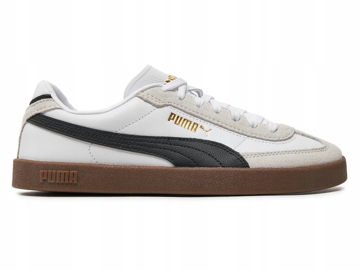 Buty Męskie Puma Club Ii Era 397447-07 Skórzane Sportowe Trampki Białe ...