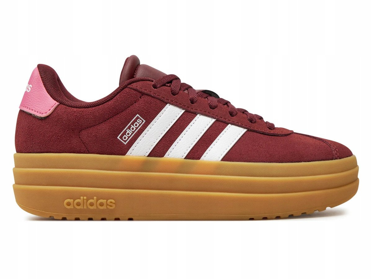 BUTY młodzieżowe ADIDAS COURT BOLD bordowe IH4780 skórzane sportowe 36 ...