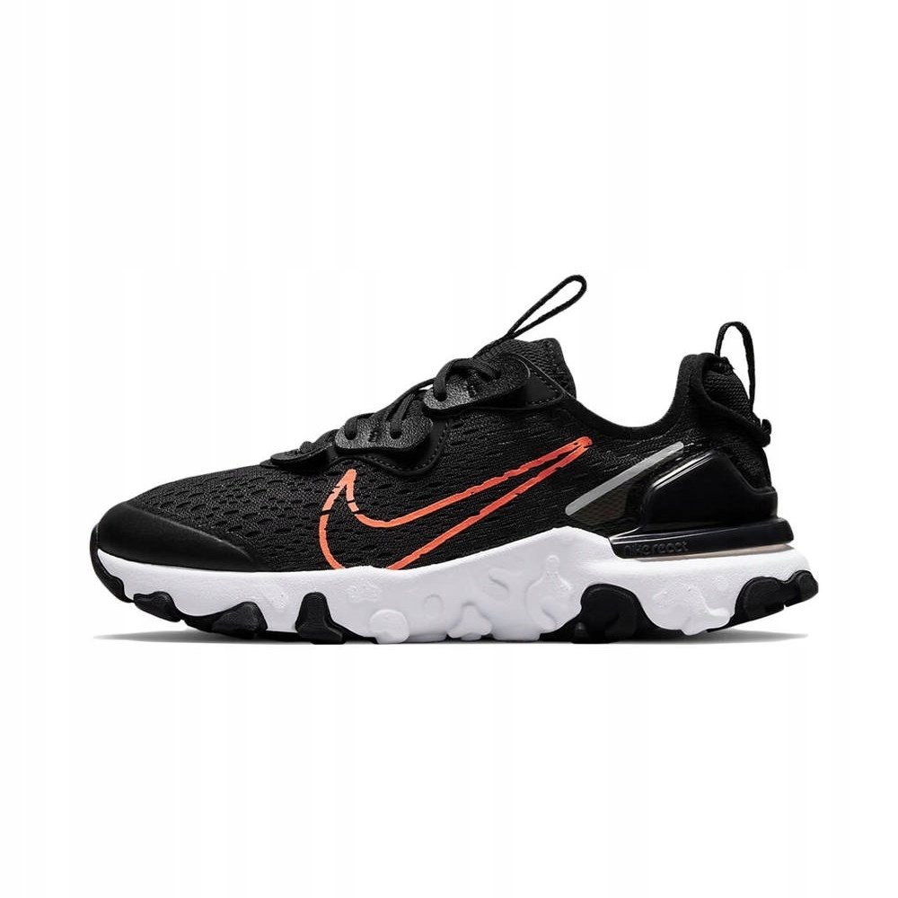 Buty Młodzieżowe Nike React Vision 'Black Total Orange' DM3213-001 r ...