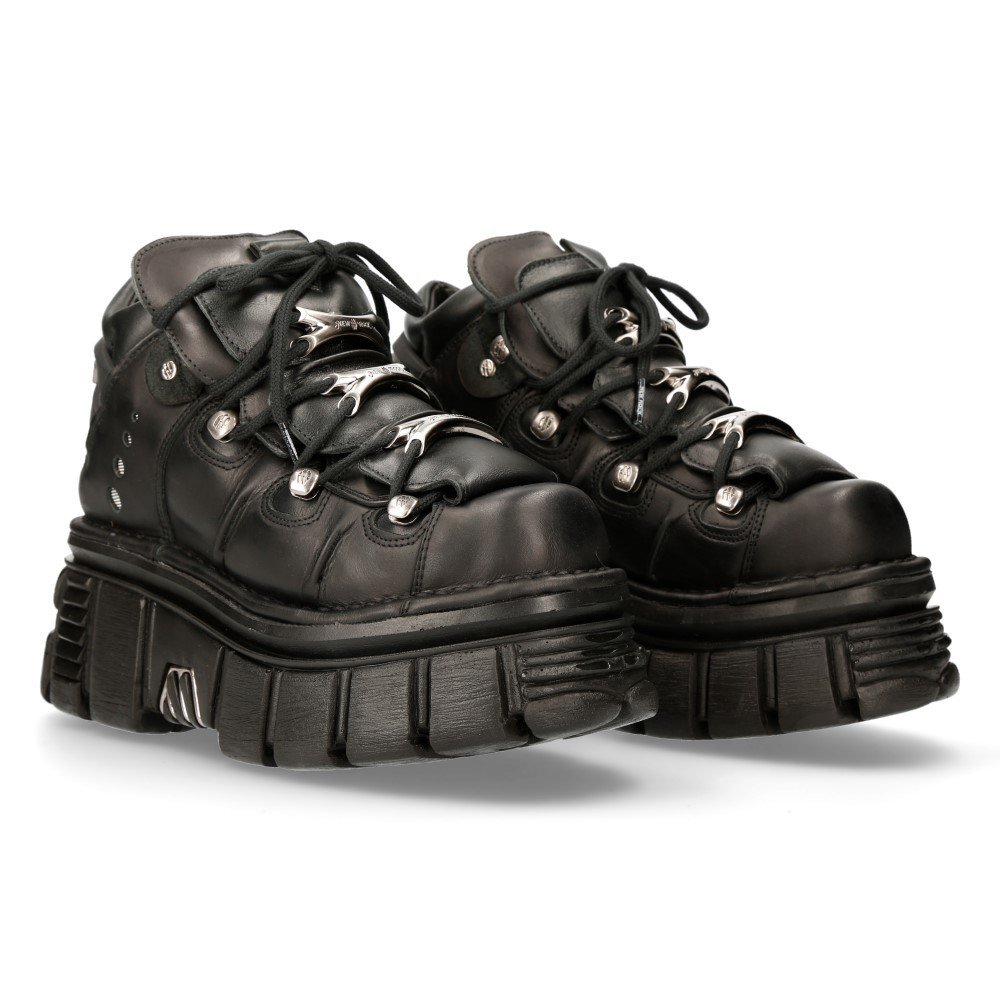 Buty New Rock Itali Negro, Nomada Negro, Tower Negro E14 + Lateral [M-106-C45]-38 - NEW ROCK ...