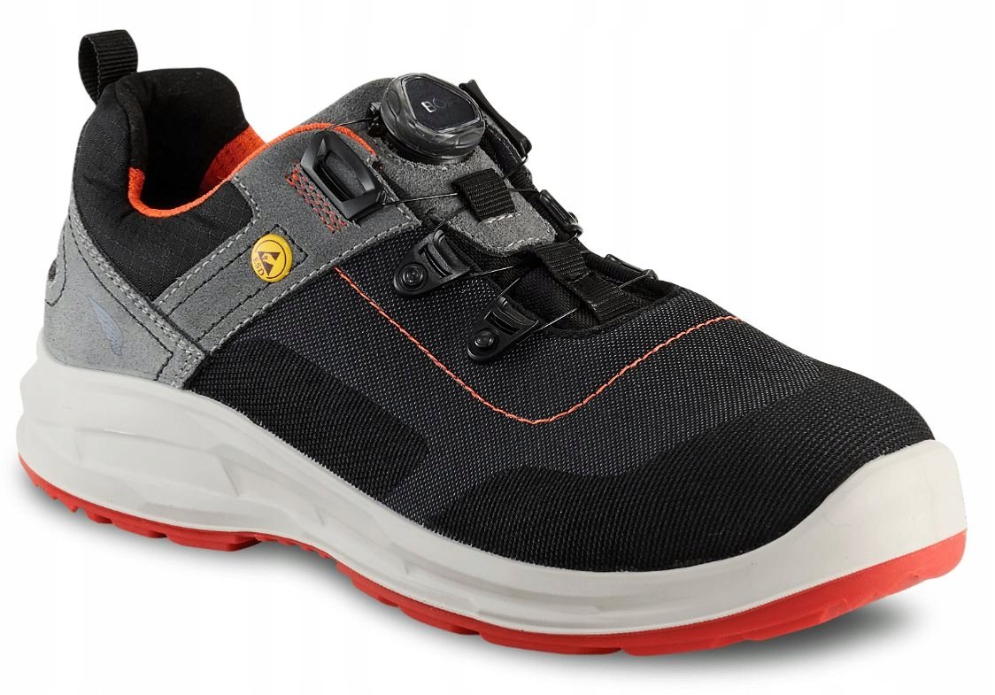 Buty robocze męskie BOA lekkie BHP SPORTOWE z noskiem WYGODNE 3296 S3 ...