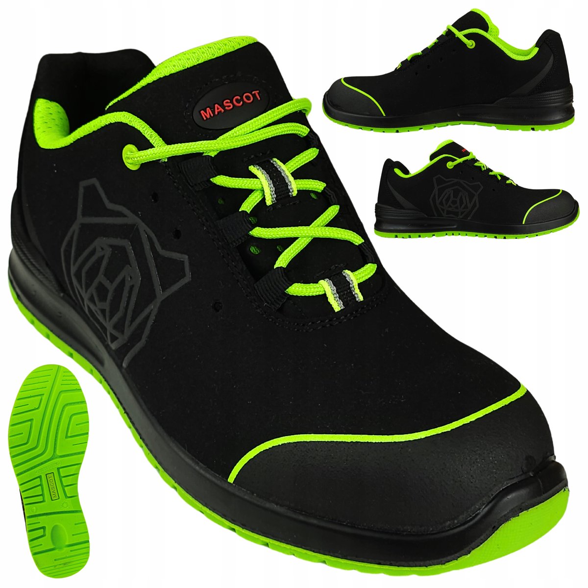 Buty robocze półbuty mascot adidasy sportowe męskie obuwie ochronne bhp ...