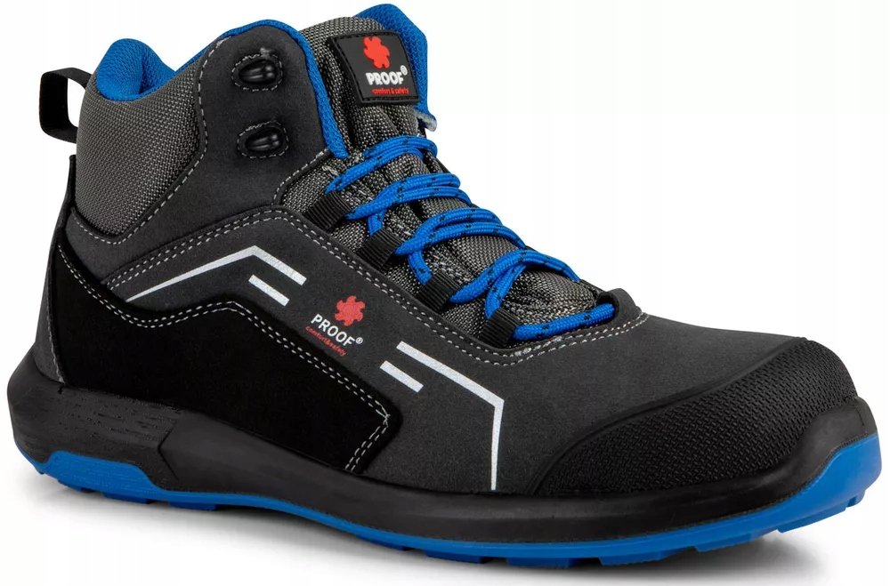 Buty robocze trzewiki męskie S3 z noskiem antyprzebiciowe elastyczne ...