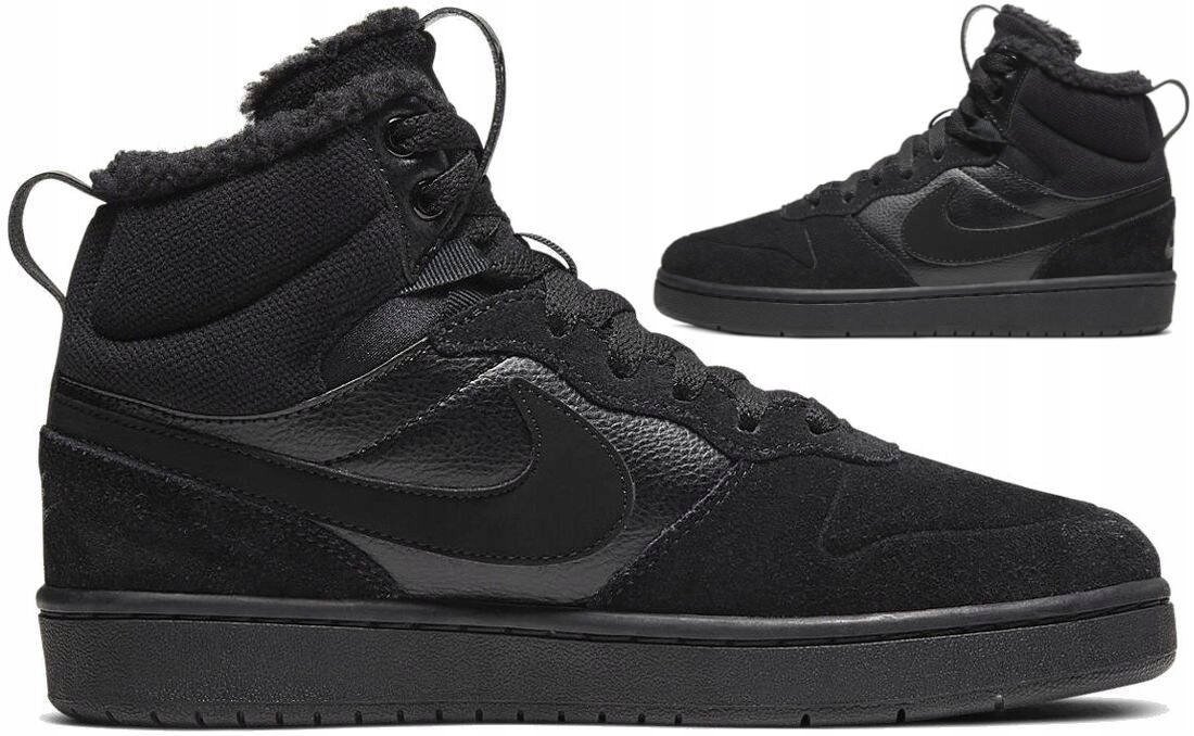 Buty sneakersy wysokie ocieplane NIKE Court Borough MID CQ4023-001 R. 37,5 - Inna marka | Sport ...