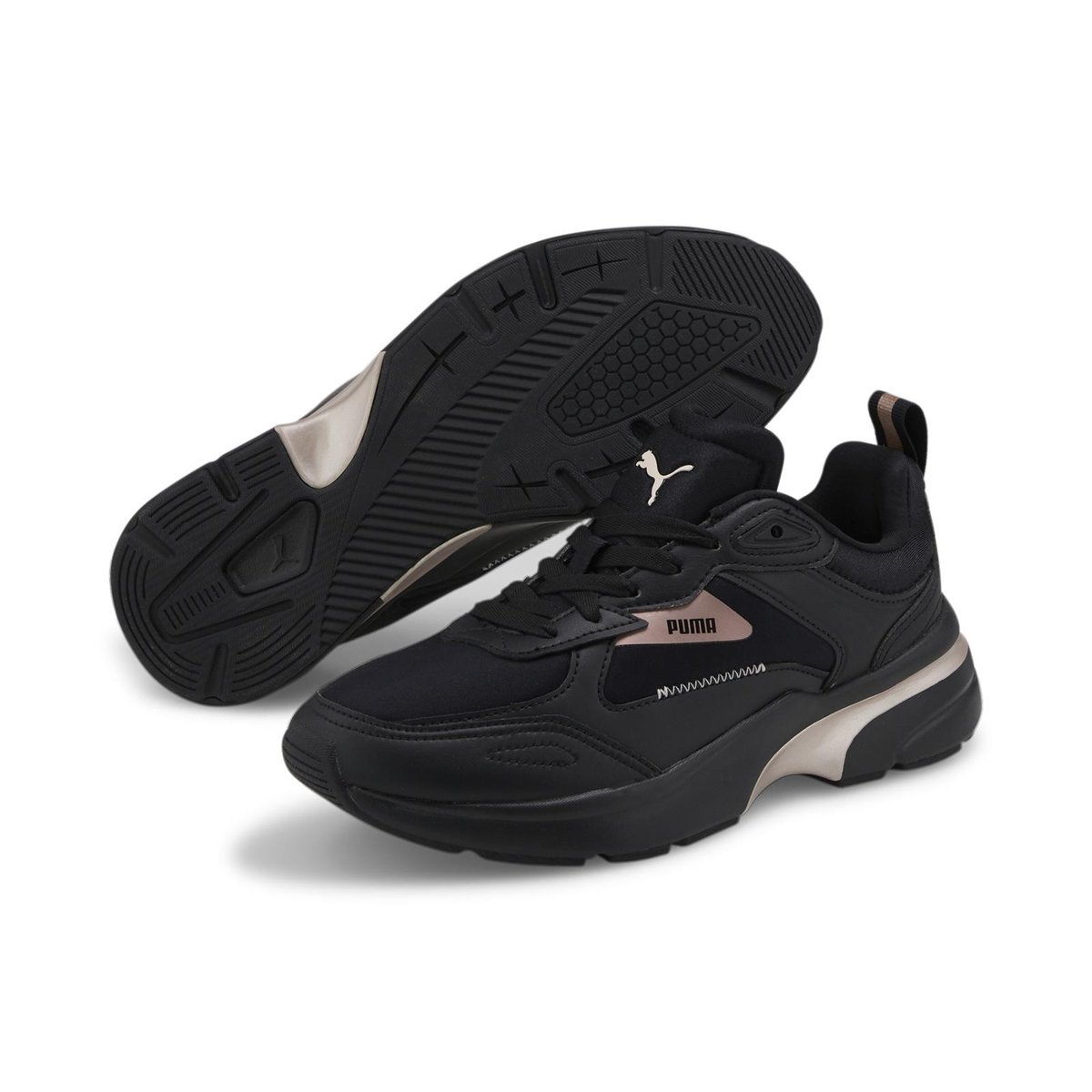 Buty sportowe damskie Puma FS Runner Metallic czarne 38863201-35,5 ...