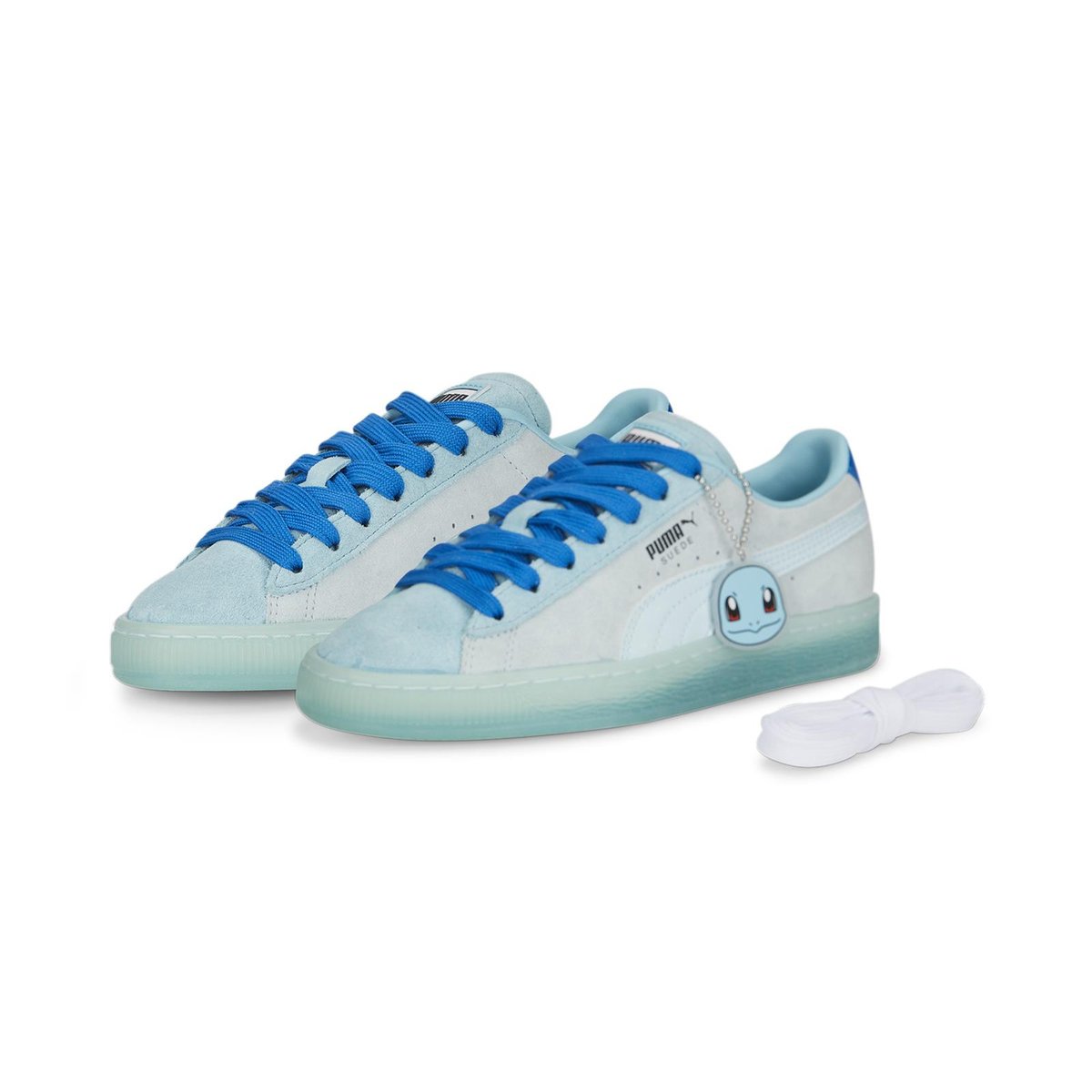Buty sportowe dziecięce Puma Suede Classics Squirtle Jr niebieskie ...