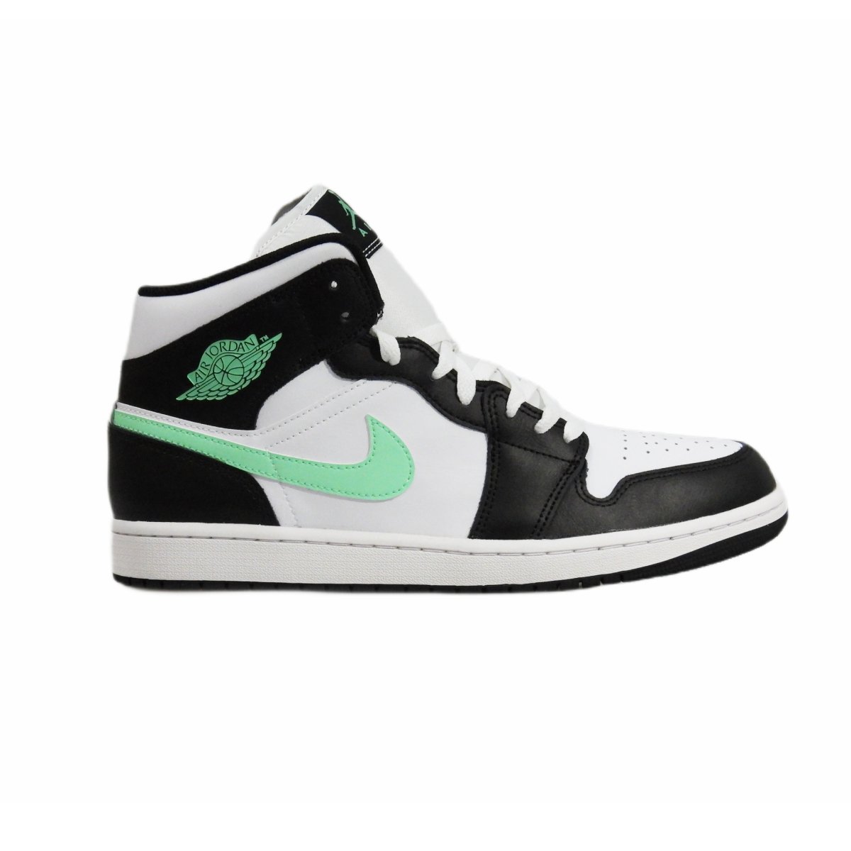 Buty sportowe męskie Air Jordan 1 Mid Green Glow Białe - DQ8426-103-40 ...