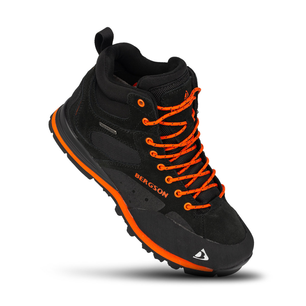 Buty trekkingowe damskie BERGSON SOIRA Mid r.40 Black Orange - Bergson ...